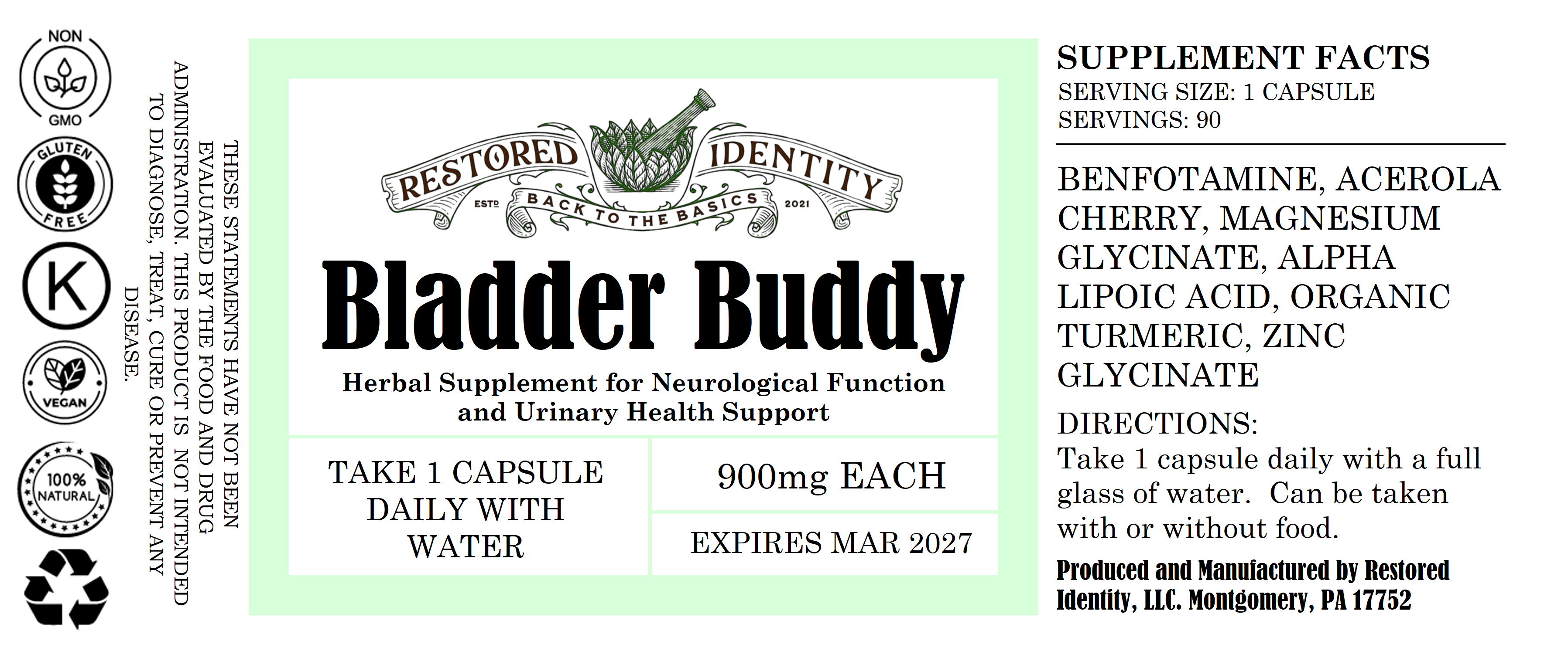 Bladder Buddy – Restored Identity