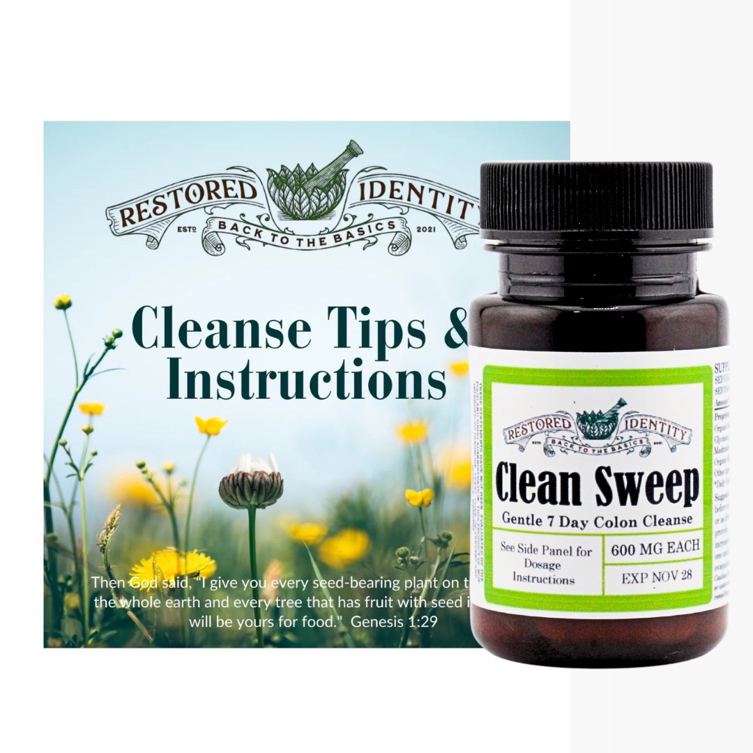 7 Day Clean Sweep Colon Cleanse – Restored Identity