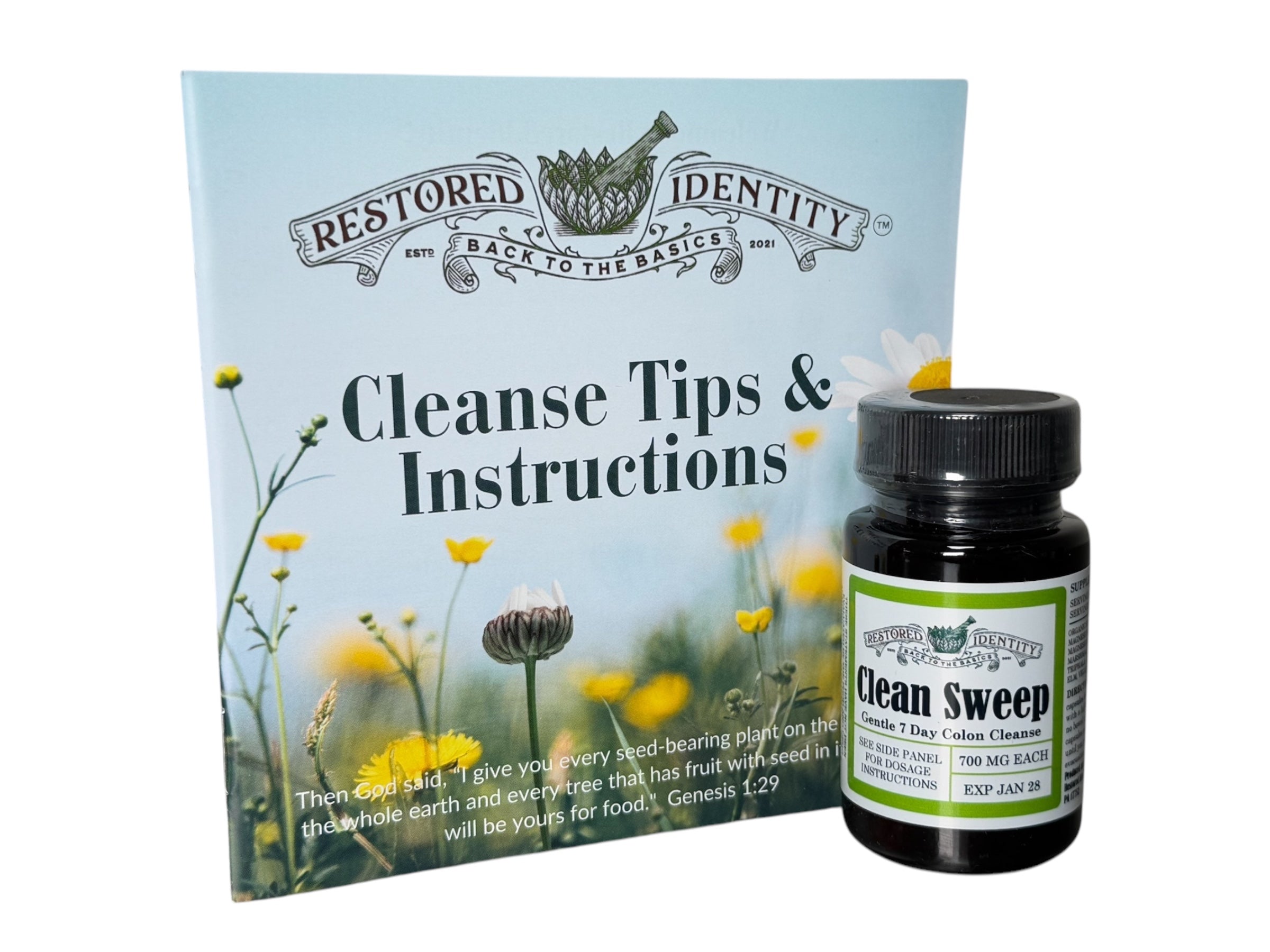 7 Day Clean Sweep Colon Cleanse – Restored Identity