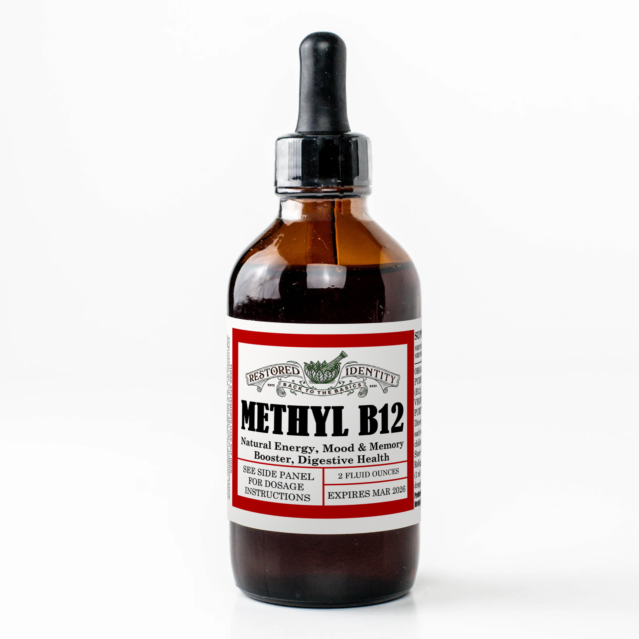 Methylated B12 Liquid - MTHFR – Restored Identity