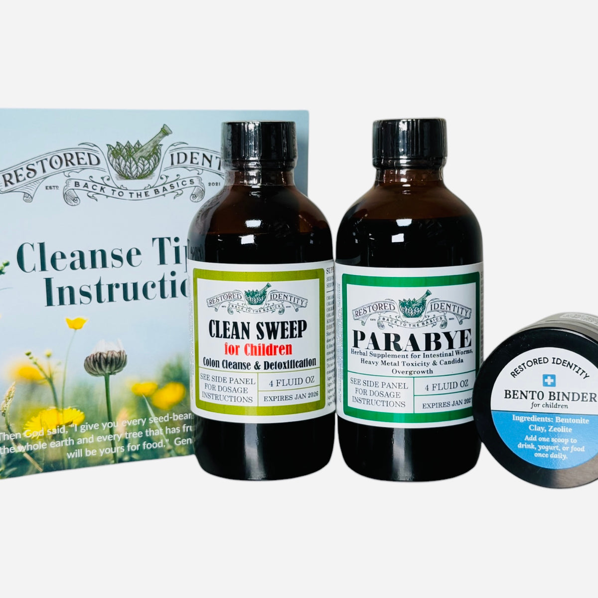 Parabye Children's Kit! (Parasites, Heavy Metals & Candida!) – Restored ...